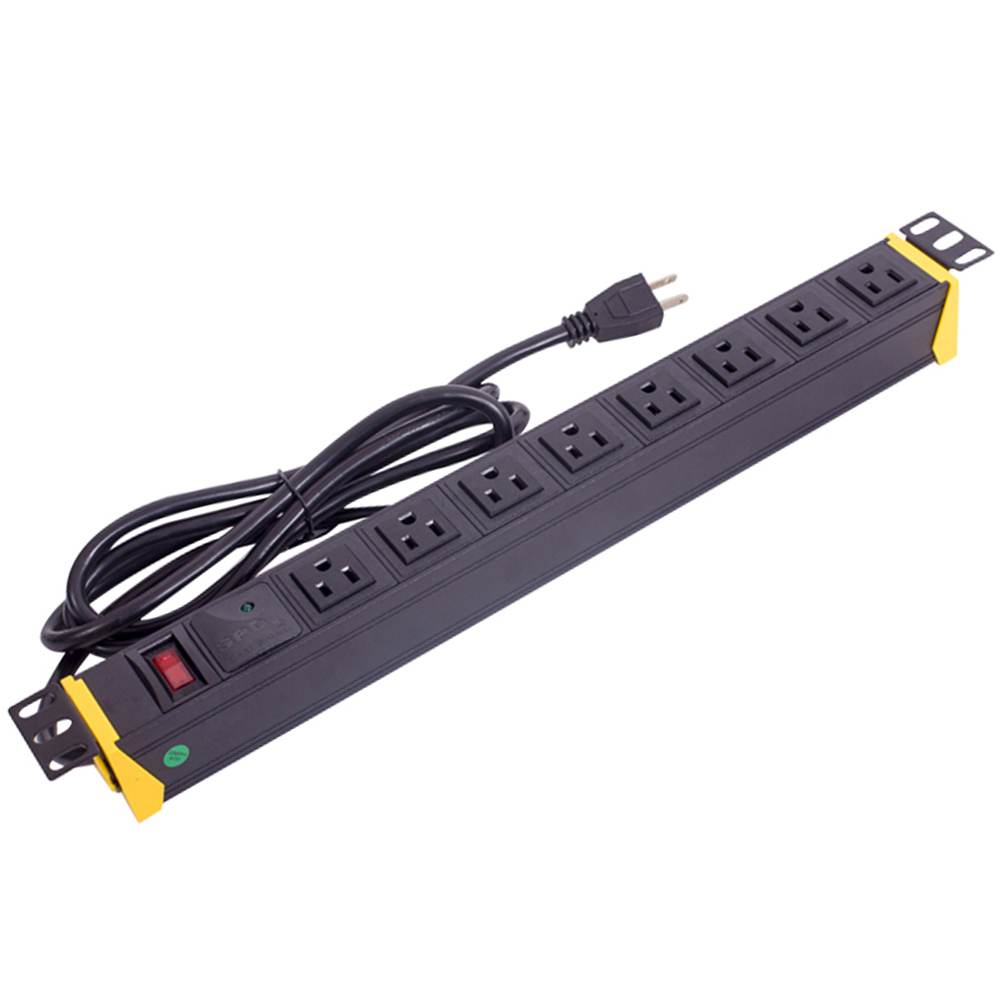 Wholesale 19inch US socket 8 receptacles rack PDU Manufacturer and Supplier | YOSUN